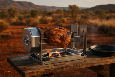 Portable, Cordless, Non-Electric Rotisserie for Anywhere Cooking – ROTO ...